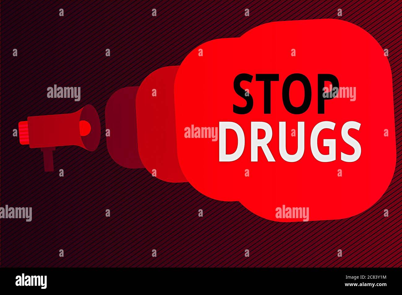 Word writing text Stop Drugs. Business photo showcasing put an end on ...