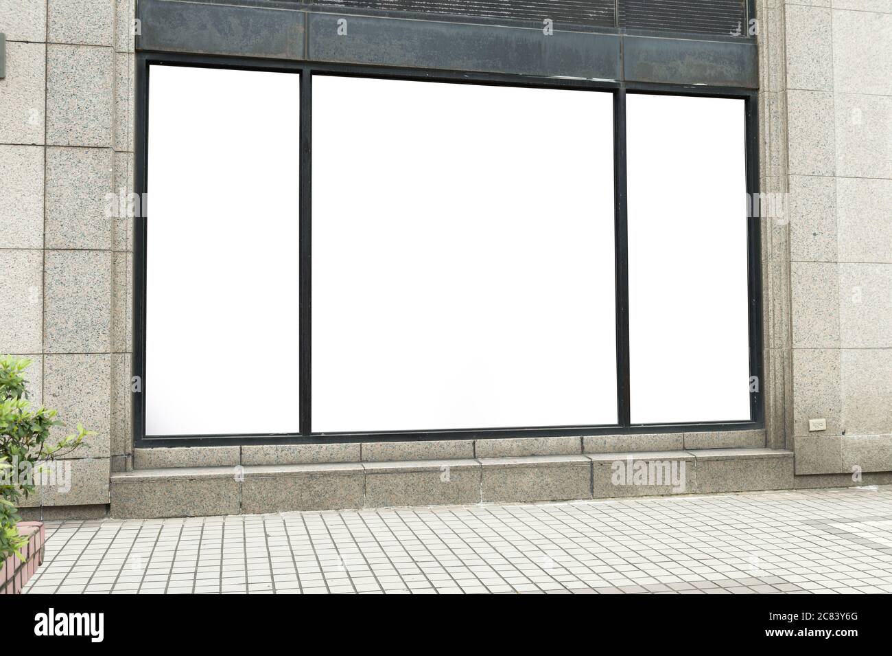 Shop Boutique Store Front with Big Window and Place for Name Stock ...