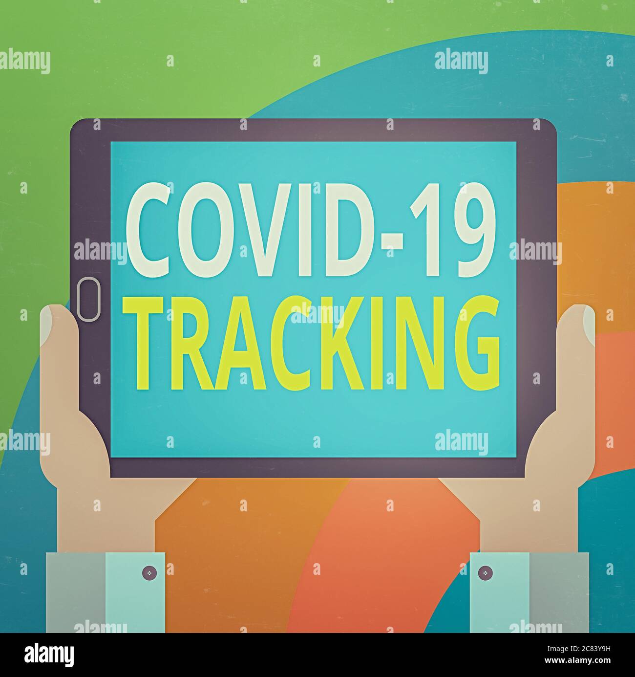 Conceptual hand writing showing Covid 19 Tracking. Concept meaning ... Conceptual hand writing showing Covid 19 Tracking. Concept meaning ...