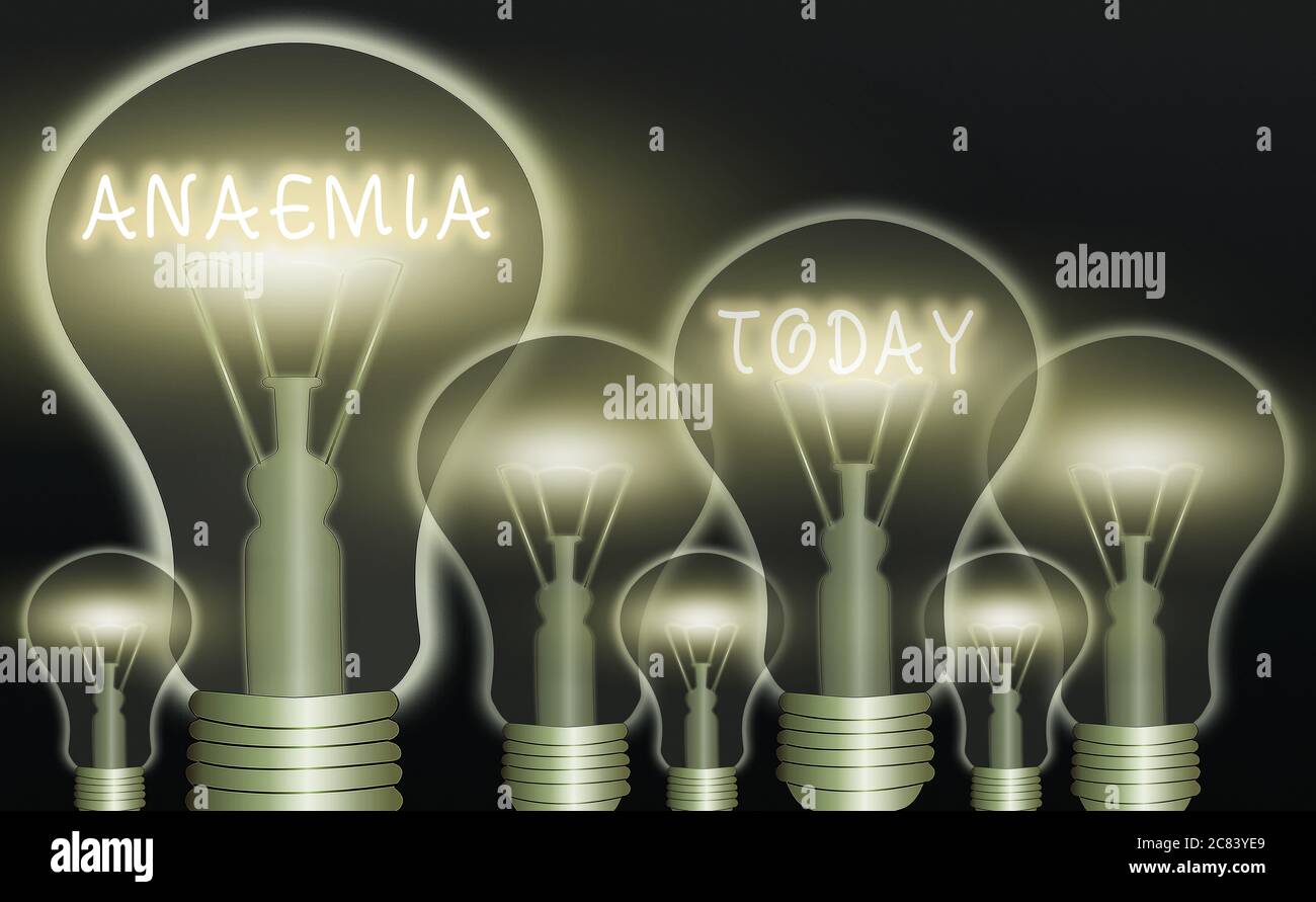 Conceptual hand writing showing Anaemia. Concept meaning a condition ... Conceptual hand writing showing Anaemia. Concept meaning a condition ...