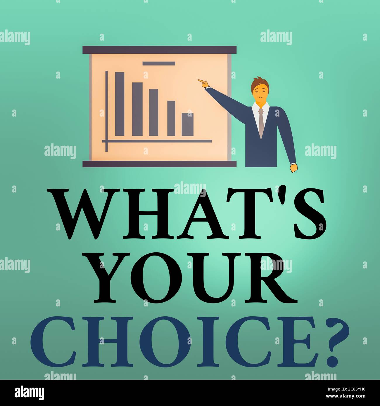 Conceptual hand writing showing Whats Your Choice Question. Concept ...