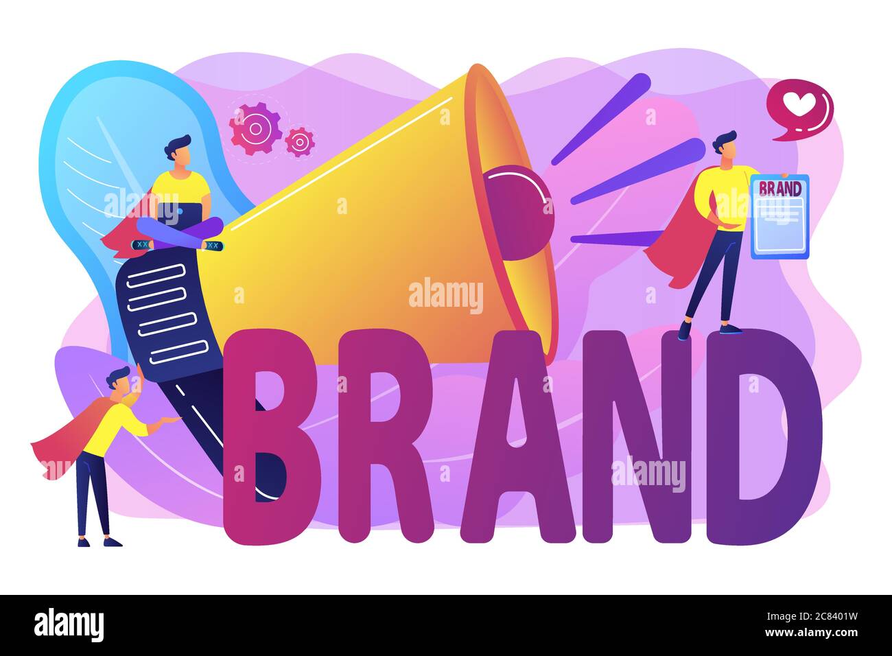 Personal brand concept vector illustration Stock Vector Image & Art - Alamy