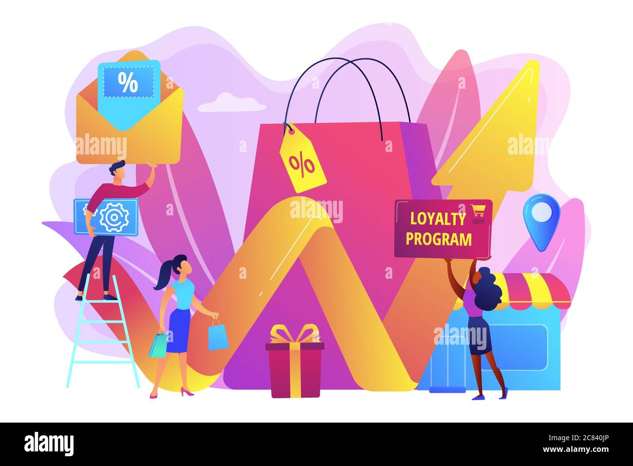 Promotional mix concept vector illustration Stock Vector Image & Art ...