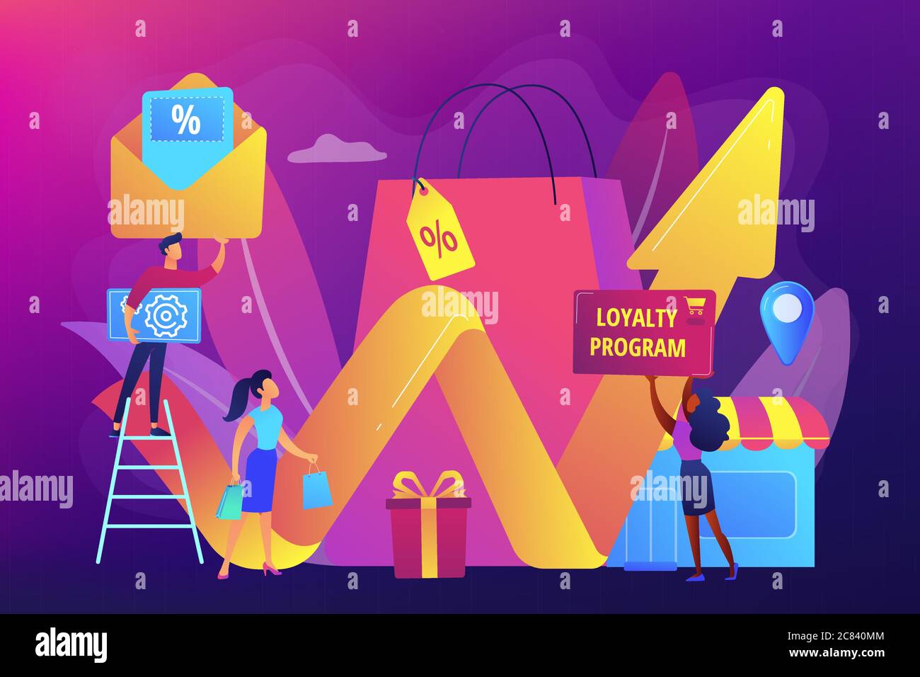 Promotional mix concept vector illustration Stock Vector Image & Art ...