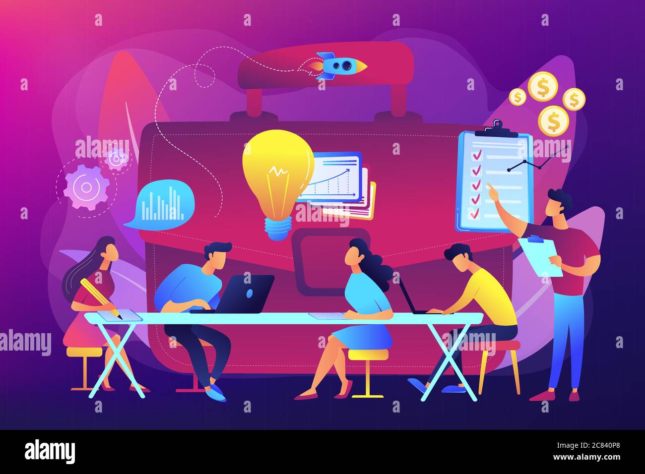 Business briefing concept vector illustration Stock Vector Image & Art ...