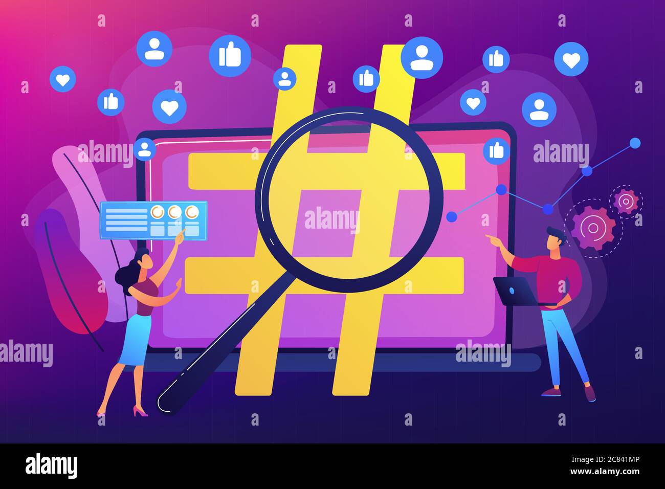Viral marketing flat vector illustration Stock Vector Image & Art - Alamy