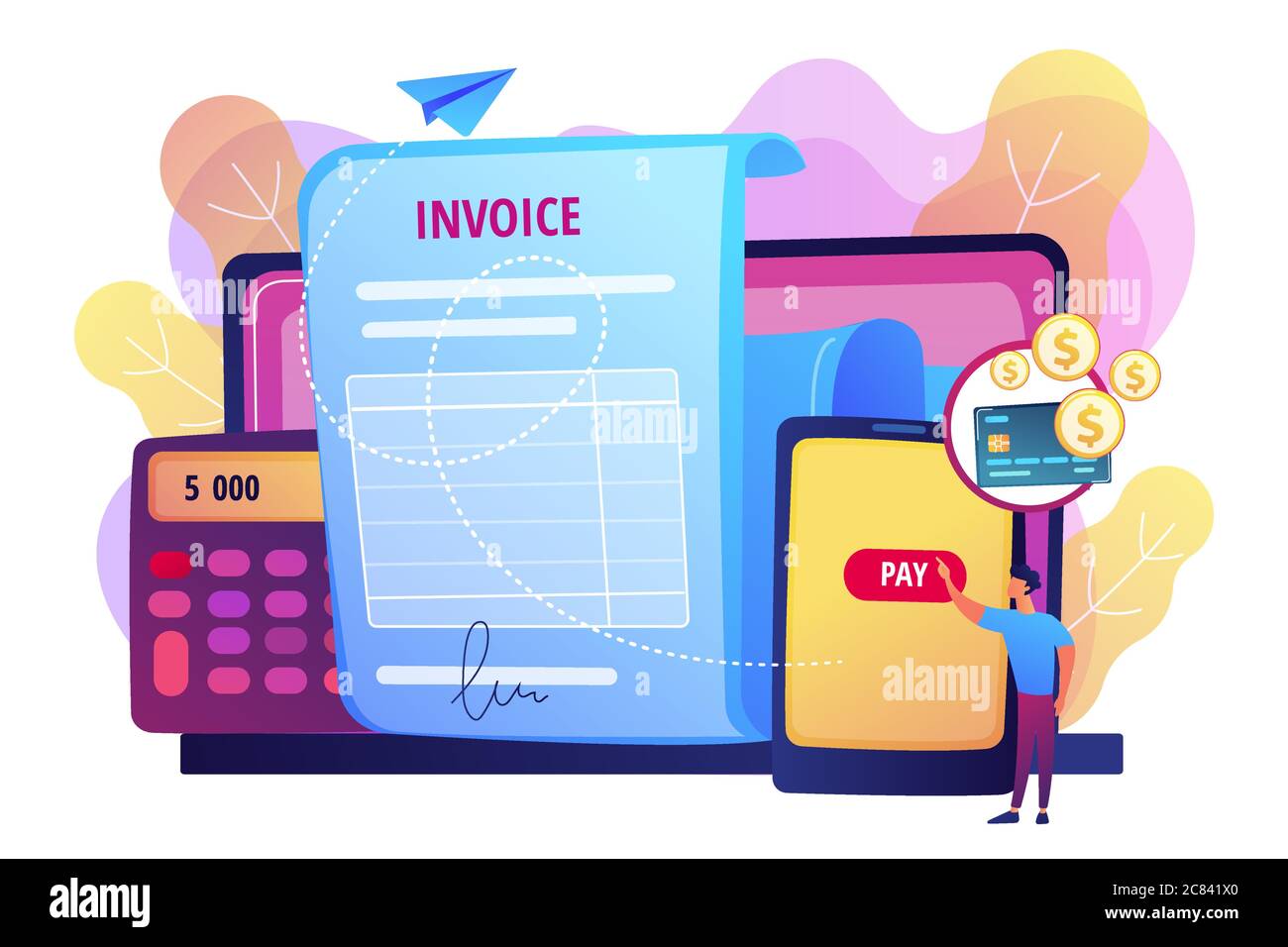 Payment terms concept vector illustration Stock Vector Image & Art - Alamy