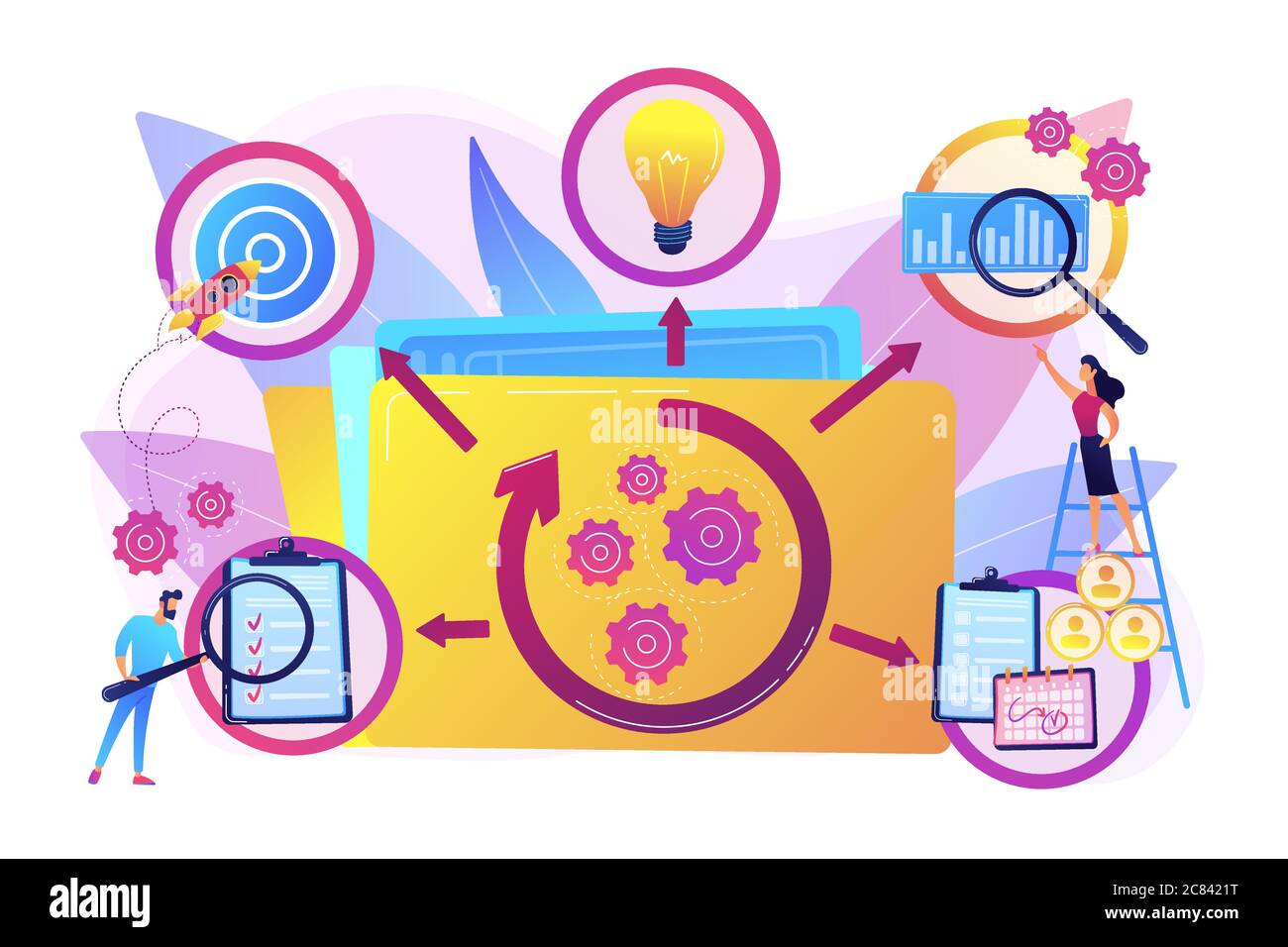 Project life cycle vector illustration Stock Vector Image & Art - Alamy