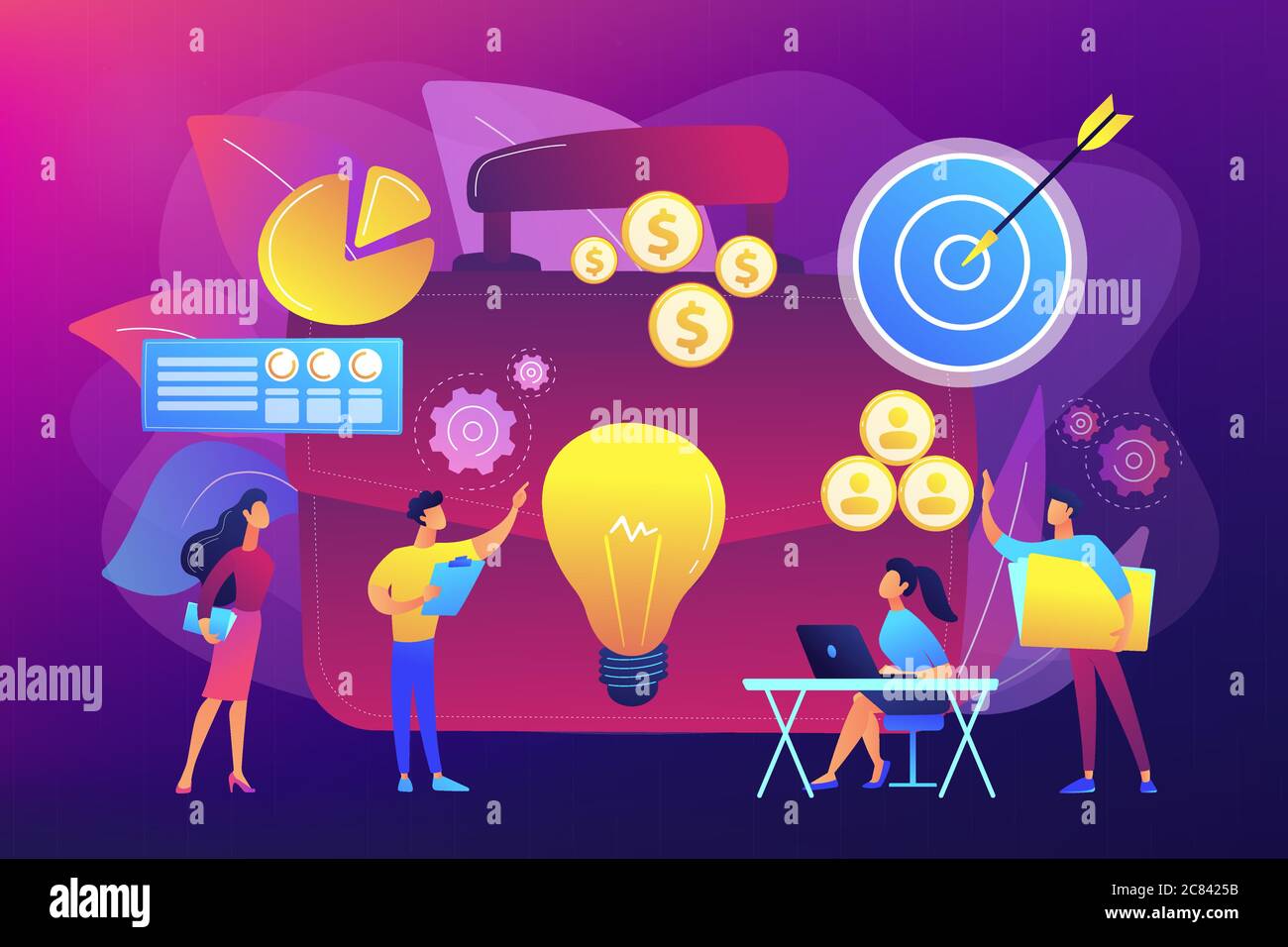 Project initiation vector illustration Stock Vector Image & Art - Alamy