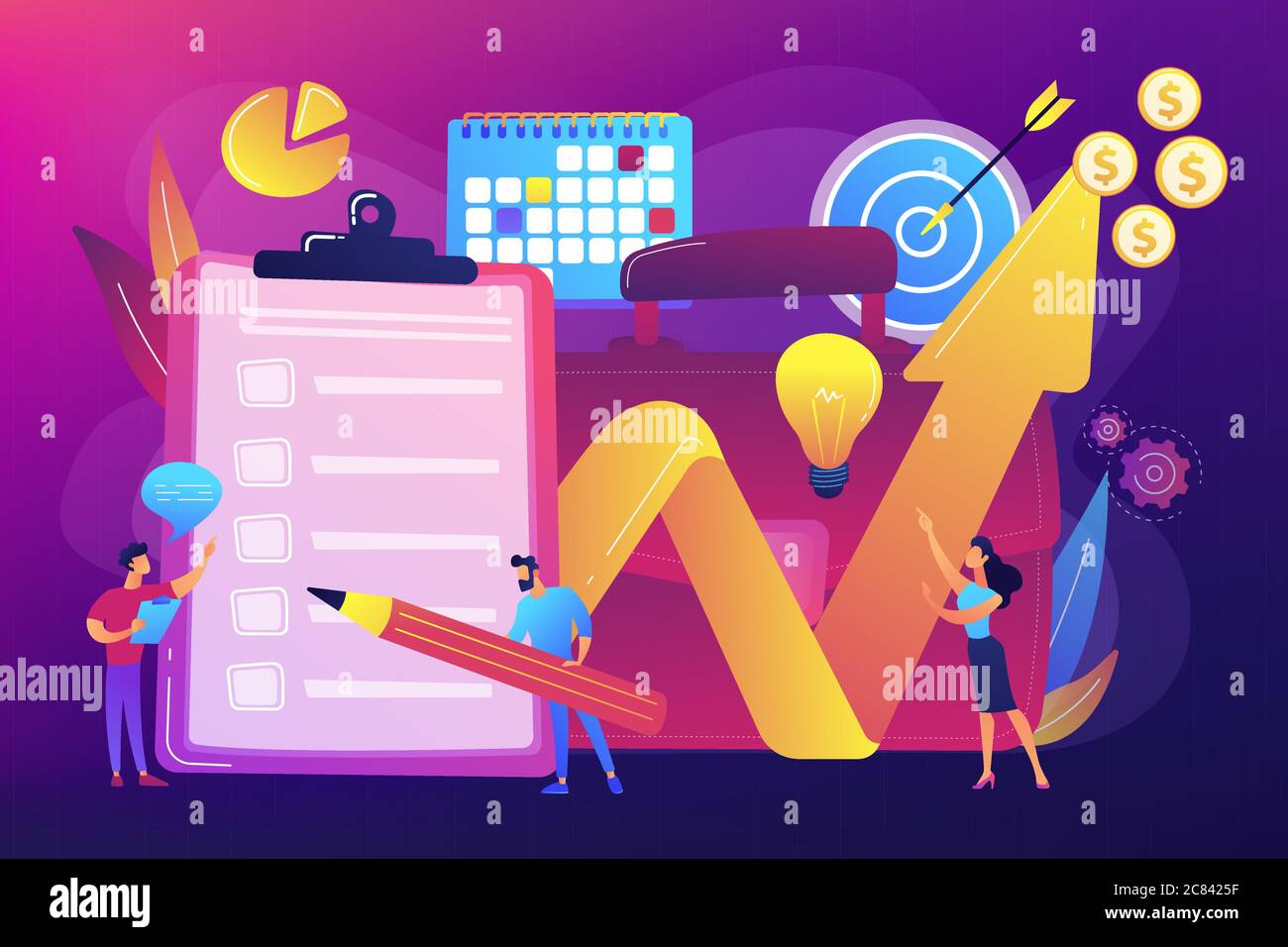 Project planning vector illustration Stock Vector Image & Art - Alamy