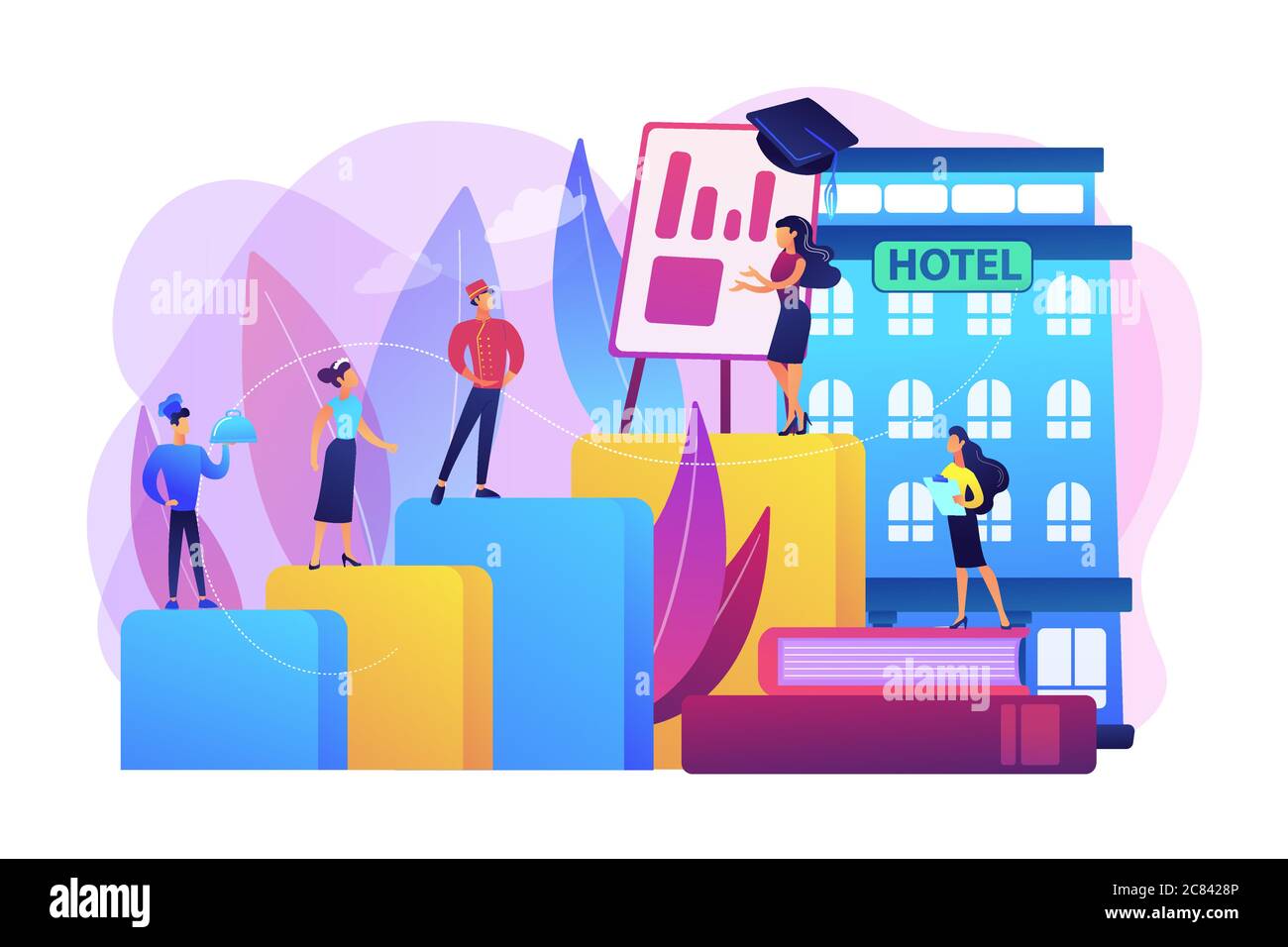 Hospitality courses concept vector illustration Stock Vector Image ...