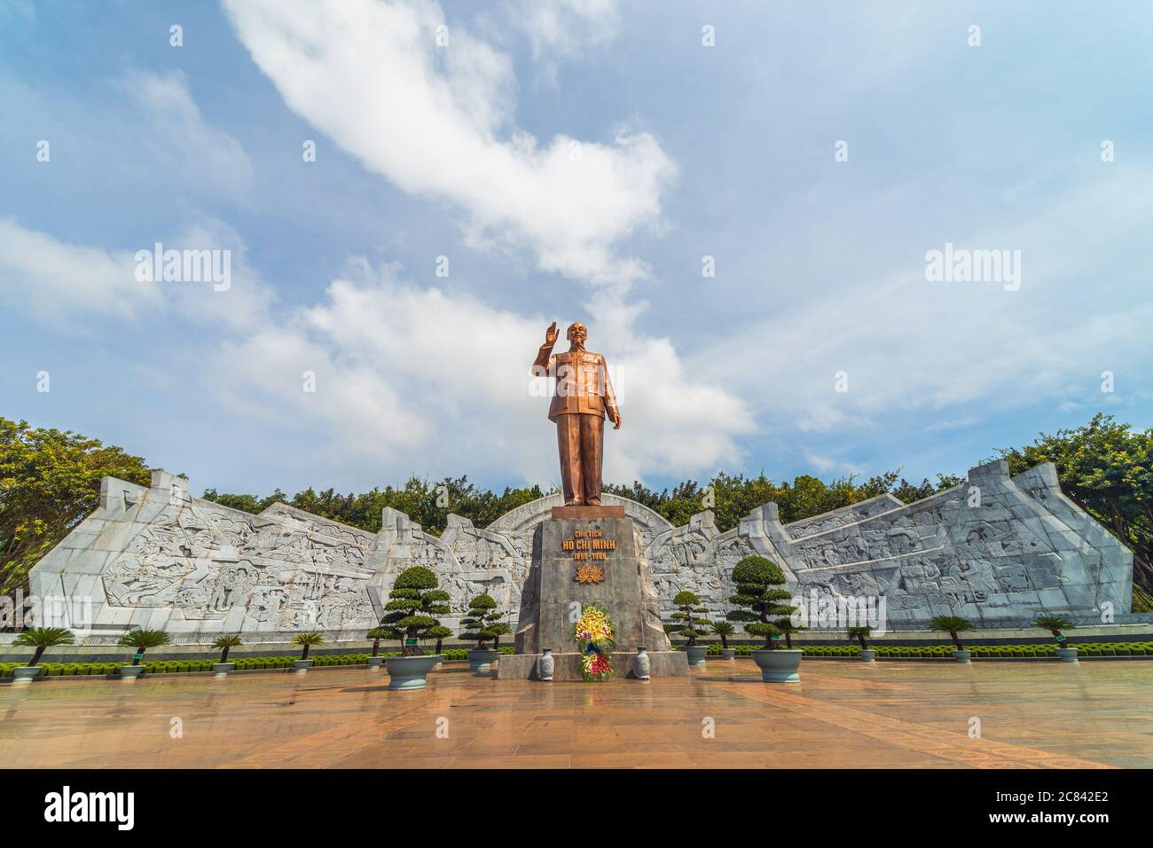 Pleiku, Vietnam - 11 July 2020: Dai Doan Ket Square (Quang truong lon ...