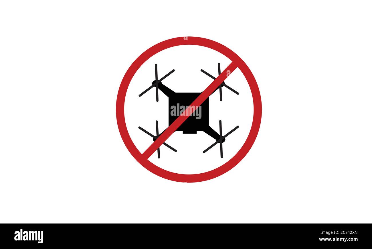 No drones vector sign ban symbol Stock Vector Image & Art - Alamy