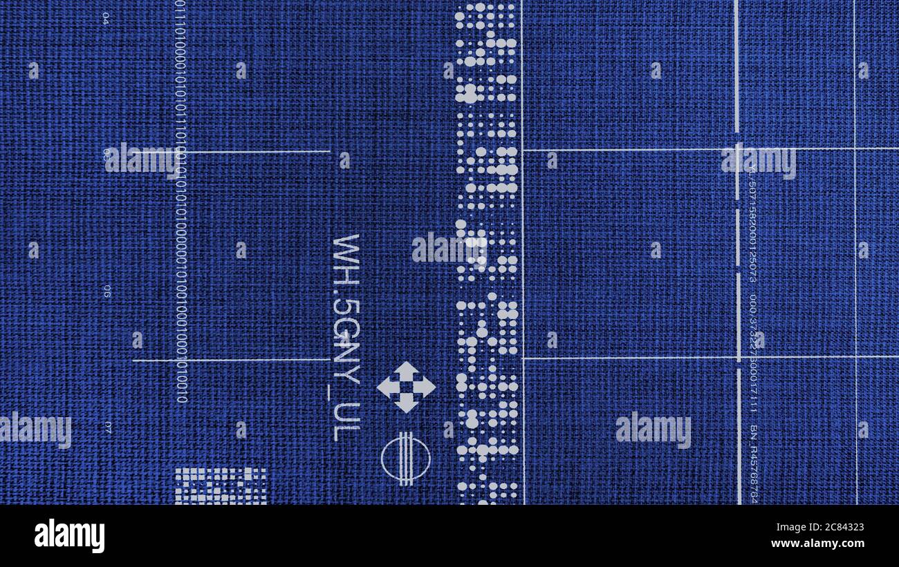 blue textured fabric with marks Stock Photo - Alamy