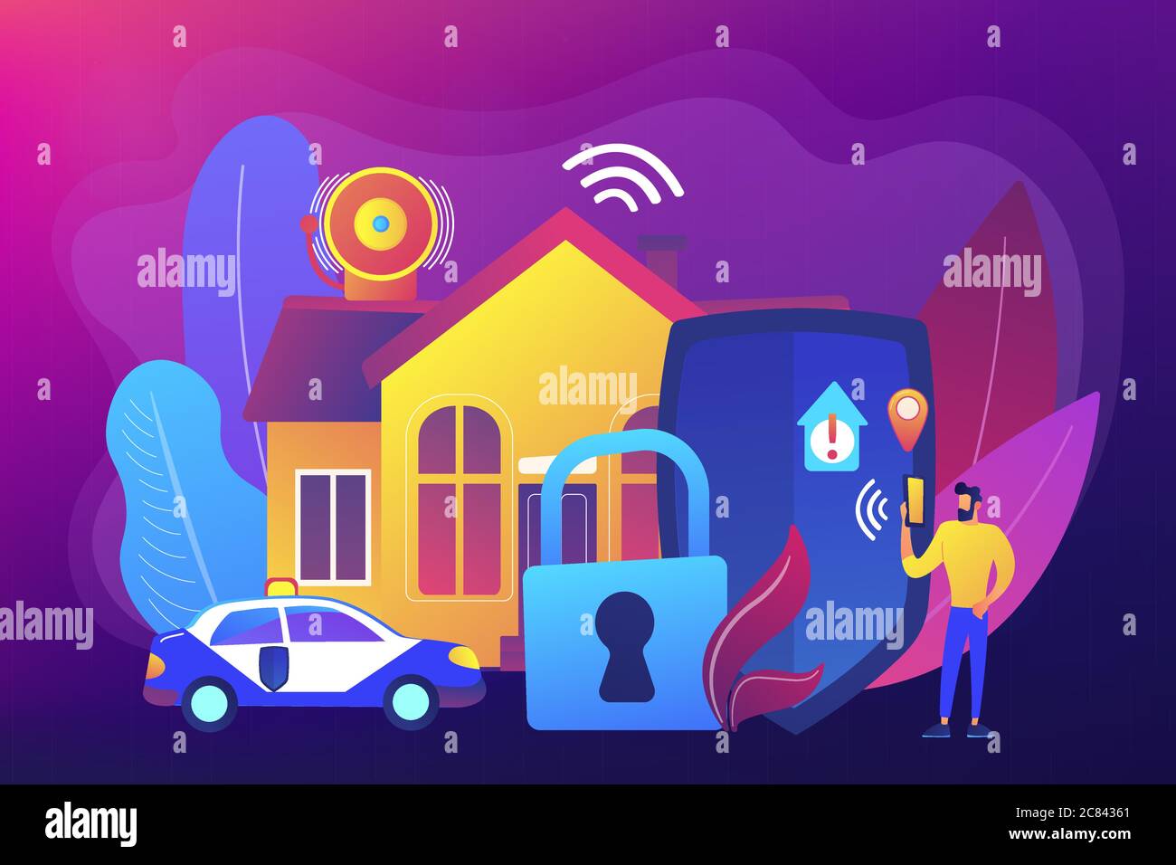 Security systems design concept vector illustration Stock Vector Image ...