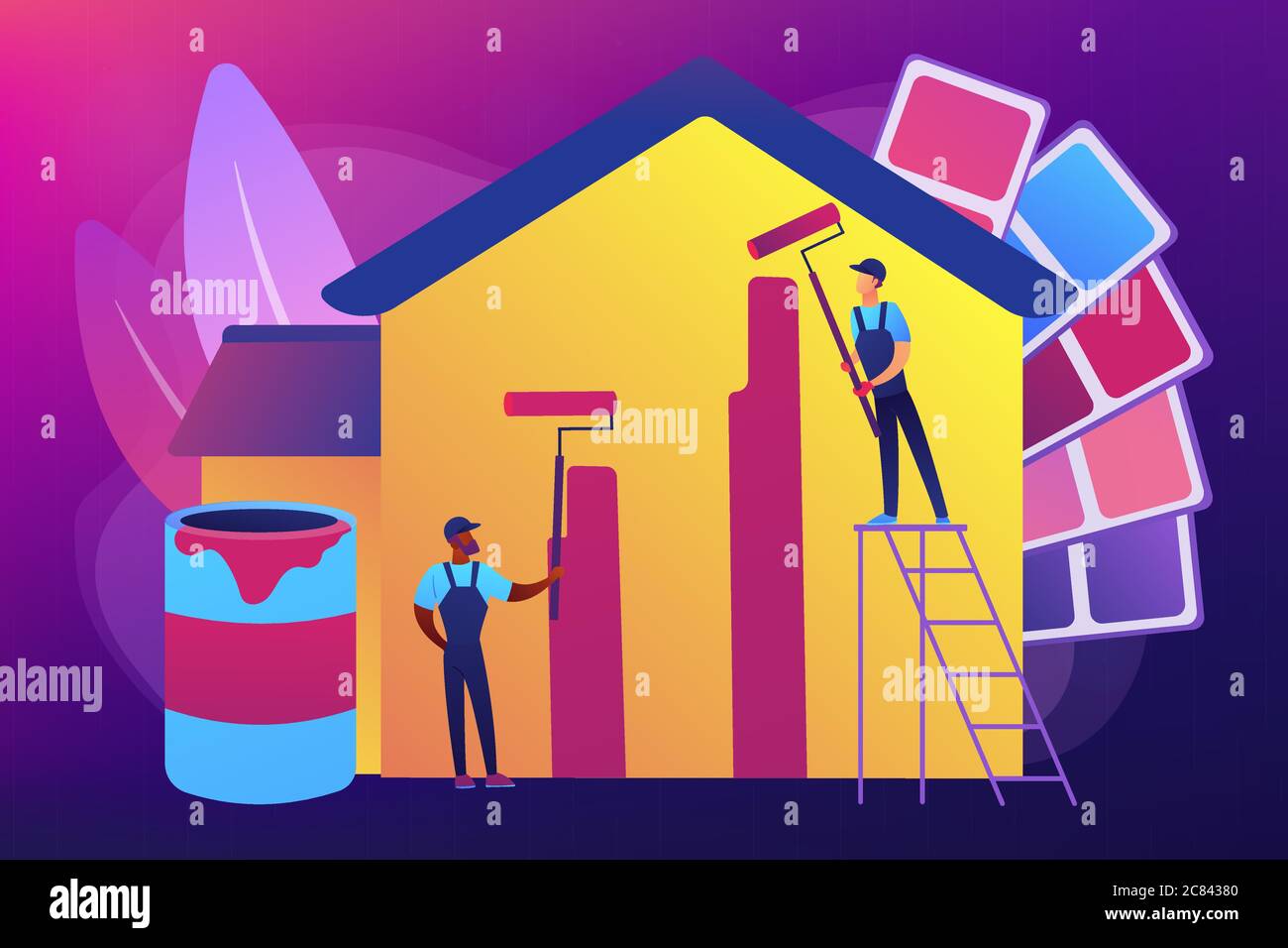 Painter services concept vector illustration Stock Vector Image & Art ...