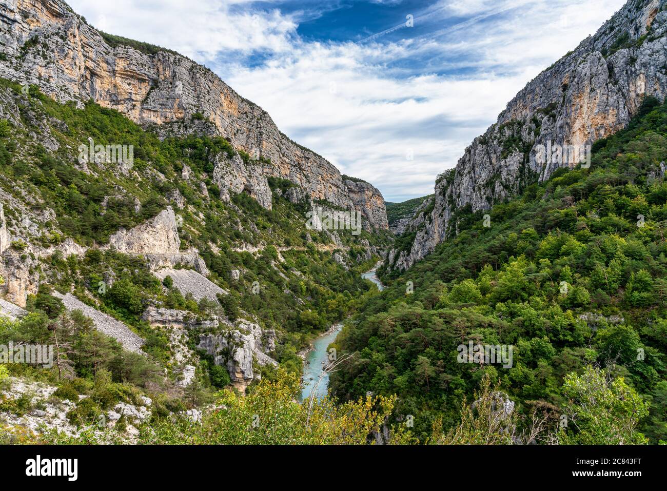 Verdon Gorge, Gorges du Verdon, amazing landscape of the famous canyon ...