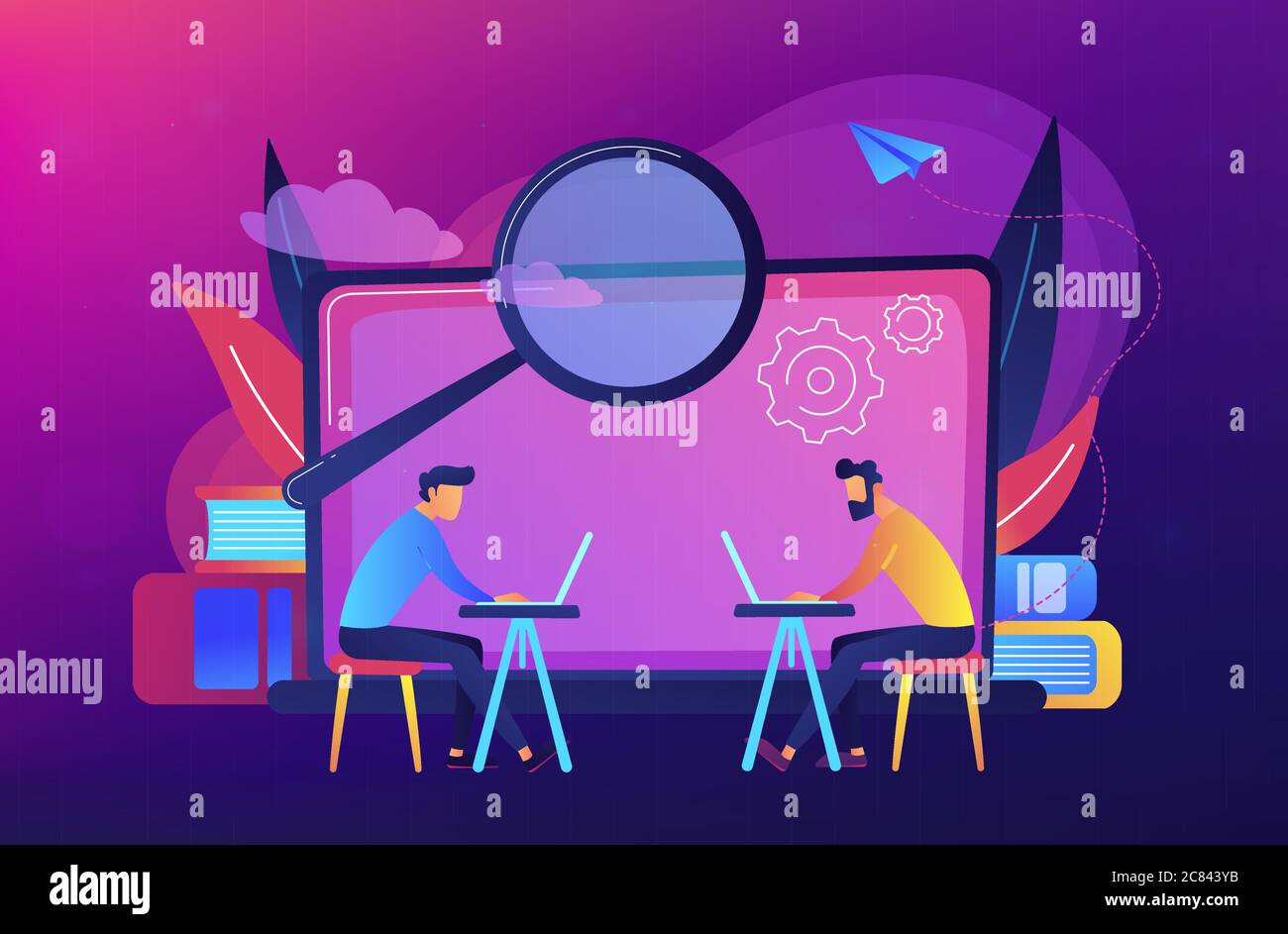 Computer Lab concept vector illustration Stock Vector Image & Art - Alamy