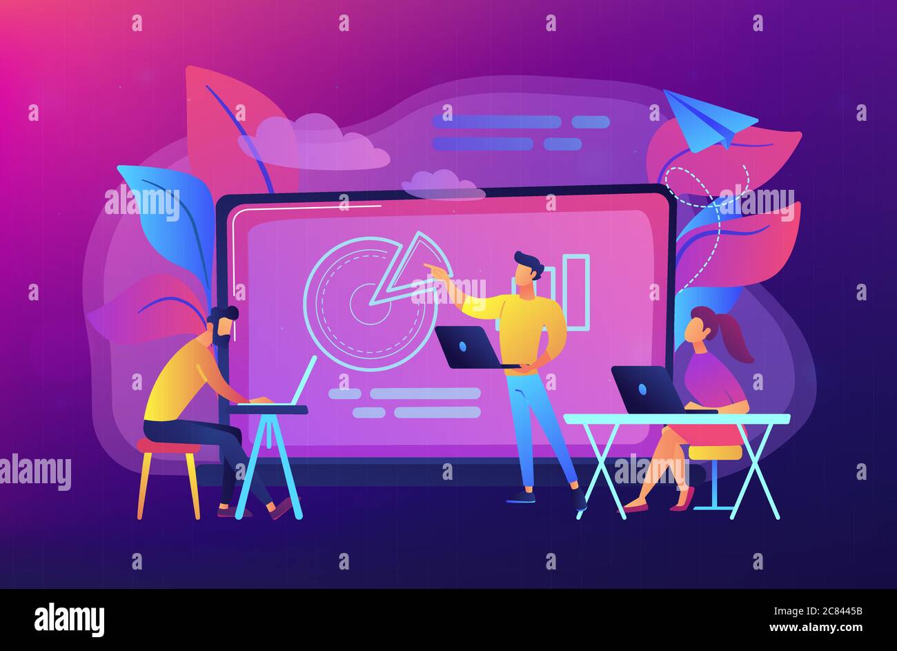 Digital classroom concept vector illustration Stock Vector Image & Art ...