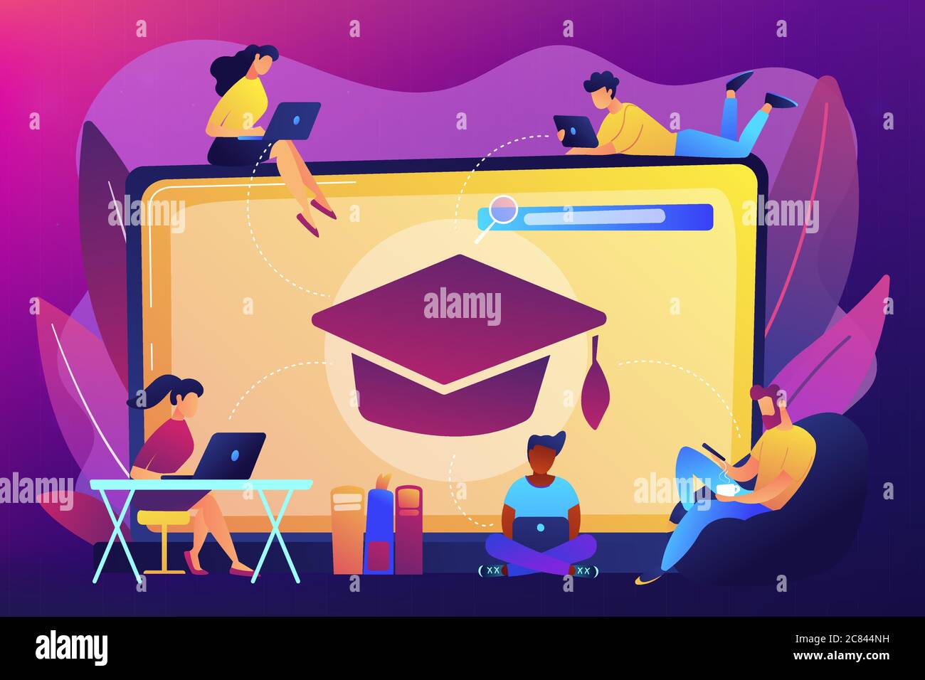 Online courses concept vector illustration Stock Vector Image & Art - Alamy
