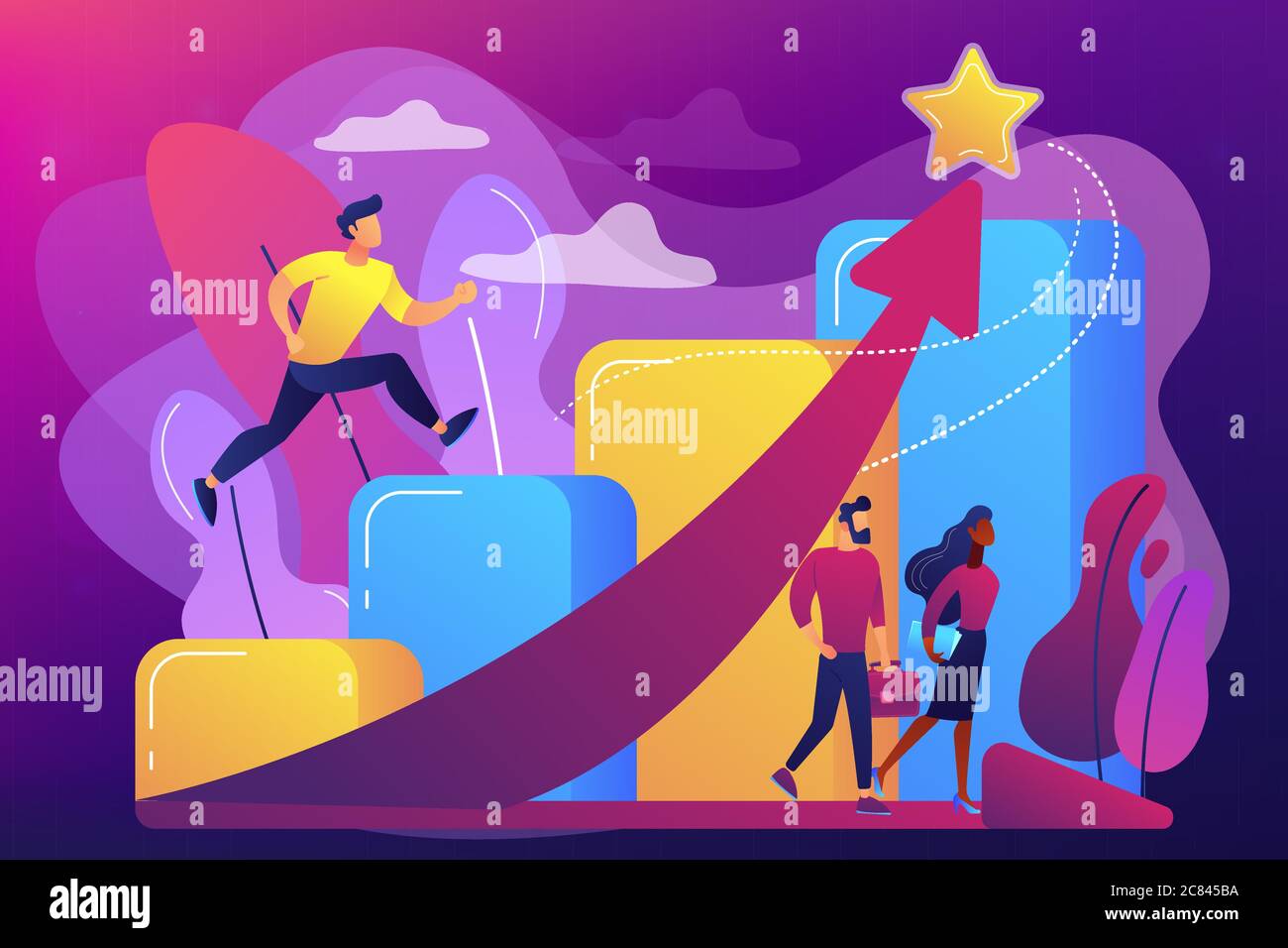 Career growth concept vector illustration Stock Vector Image & Art - Alamy