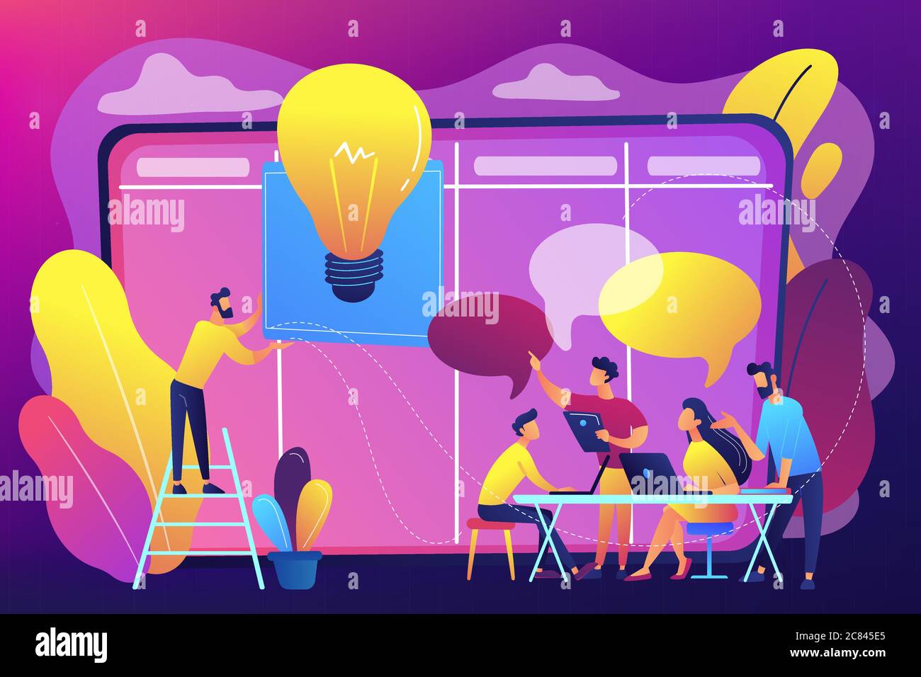 Managers workshop concept vector illustration Stock Vector Image & Art ...