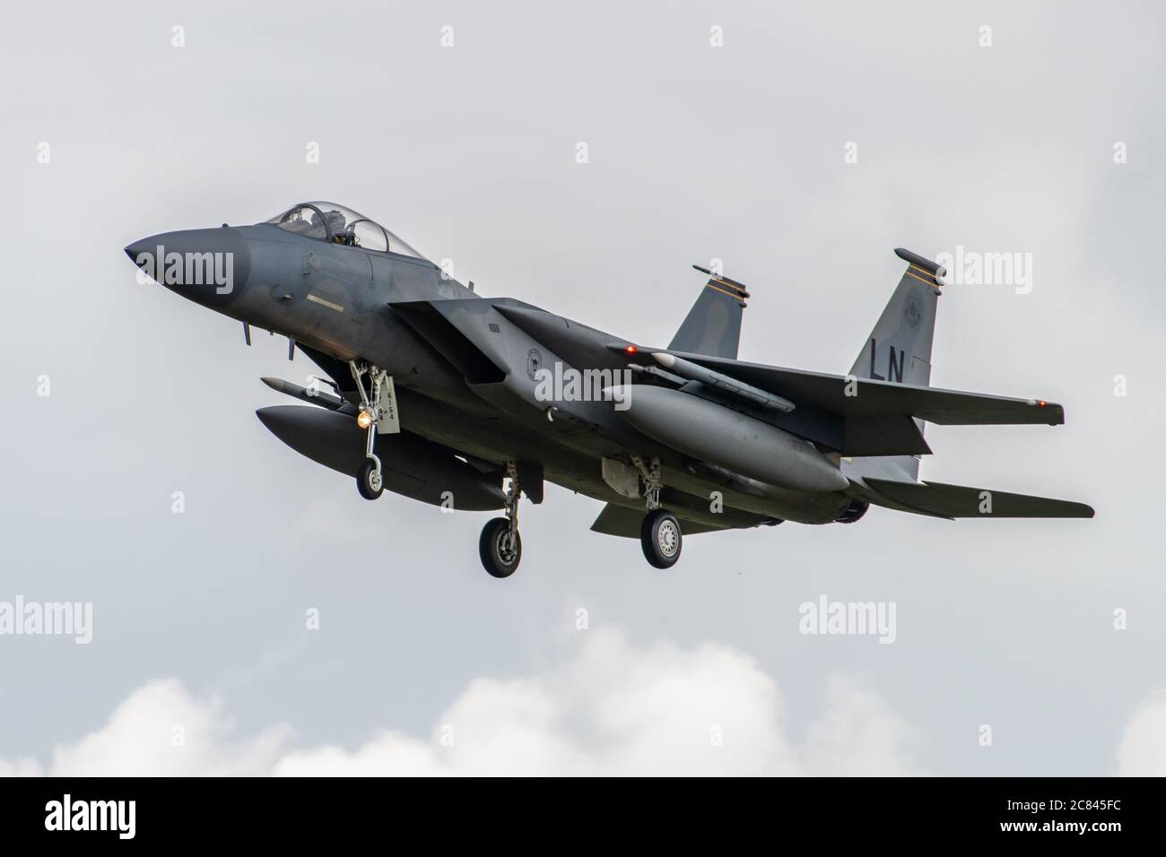 US Air Force F-15C Eagle Stock Photo - Alamy