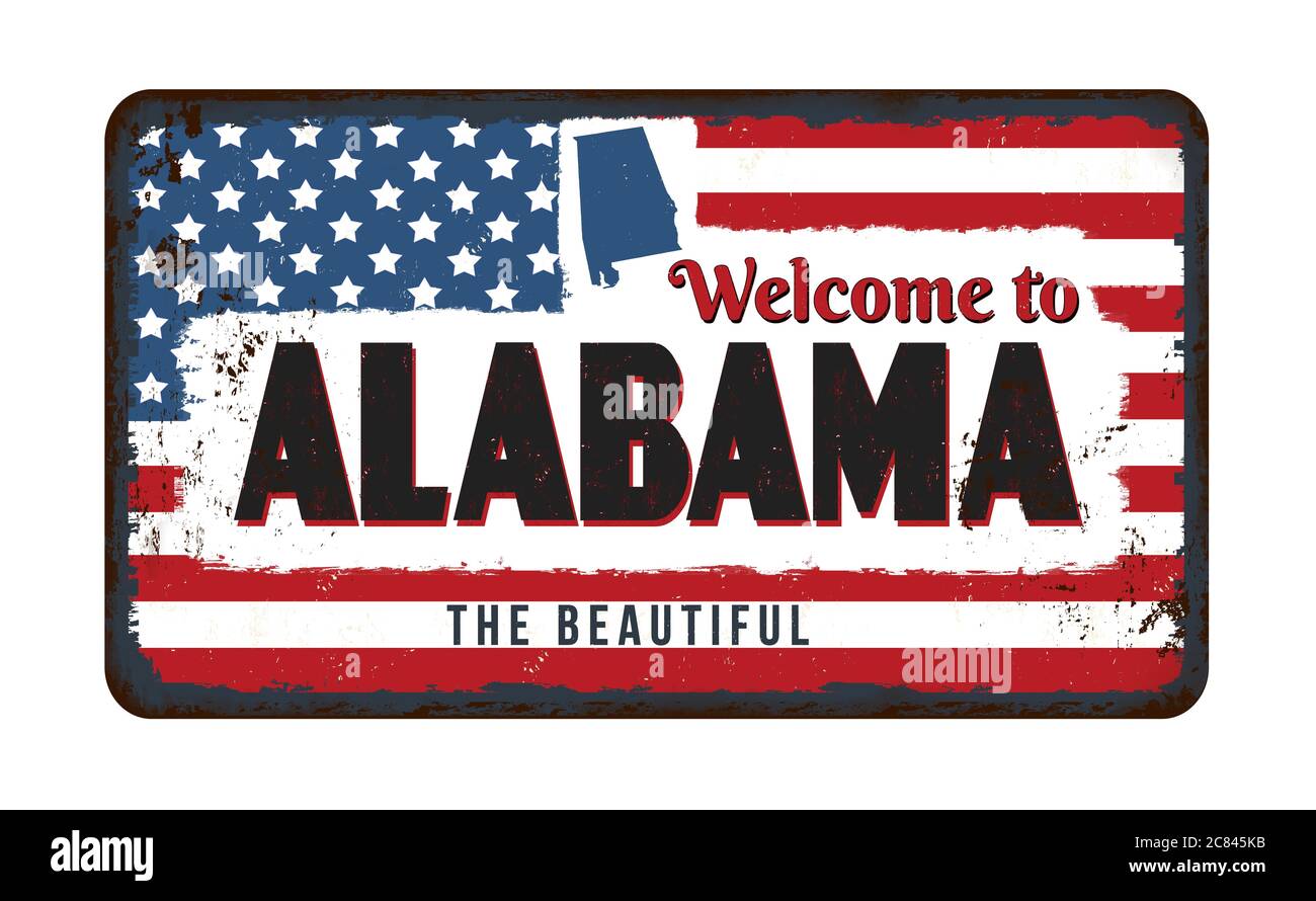 Alabama welcome sign hi-res stock photography and images - Alamy