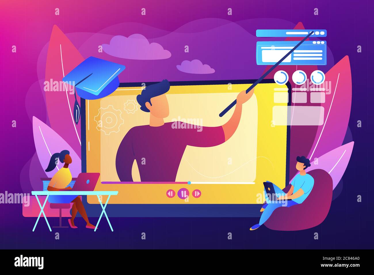 Online workshop concept vector illustration Stock Vector Image & Art ...