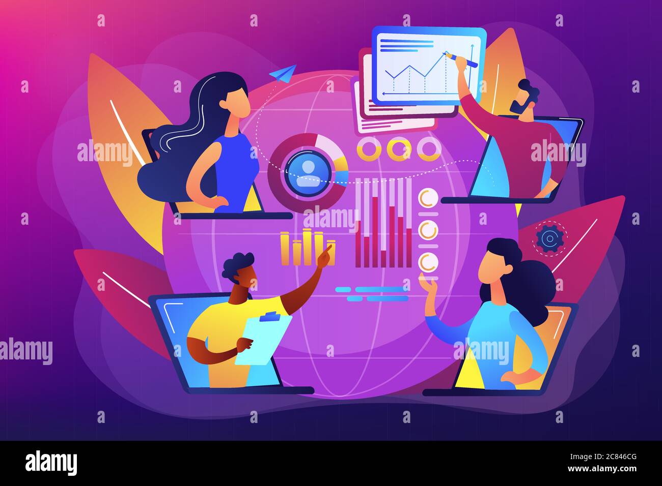 Online tech talks concept vector illustration Stock Vector Image & Art ...