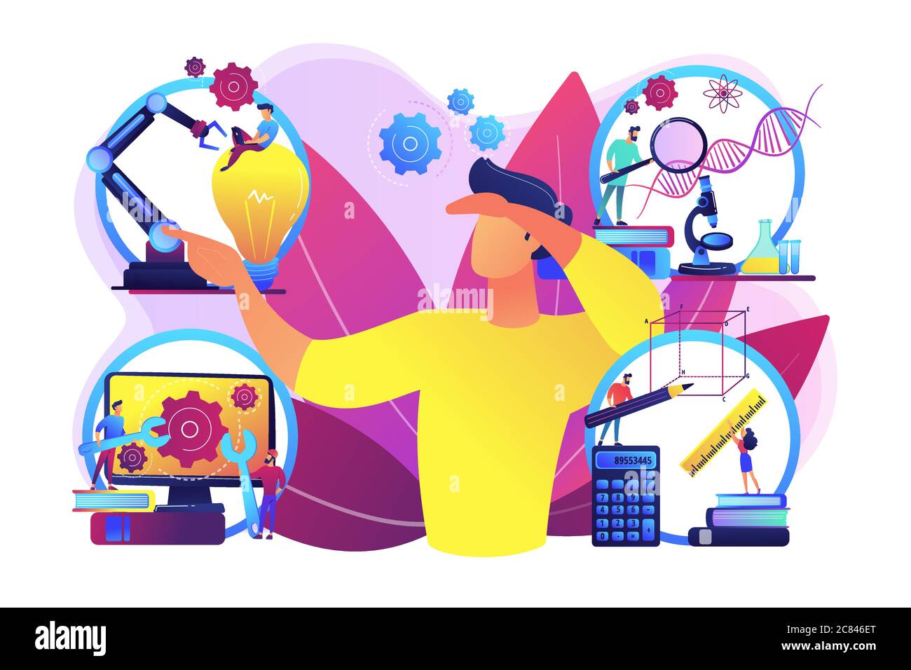 STEM education concept vector illustration Stock Vector Image & Art - Alamy