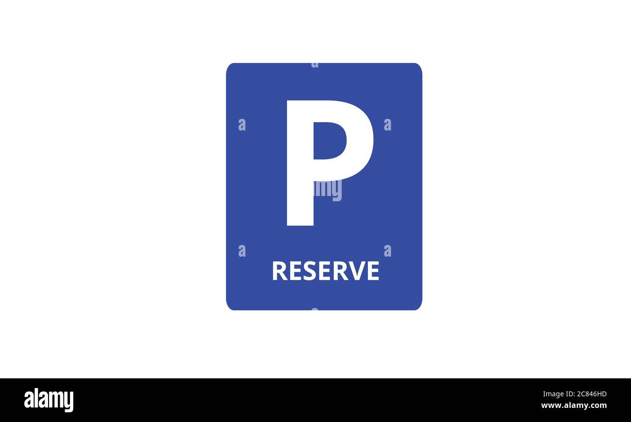 Reserve traffic sign vector illustration Stock Vector Image & Art - Alamy