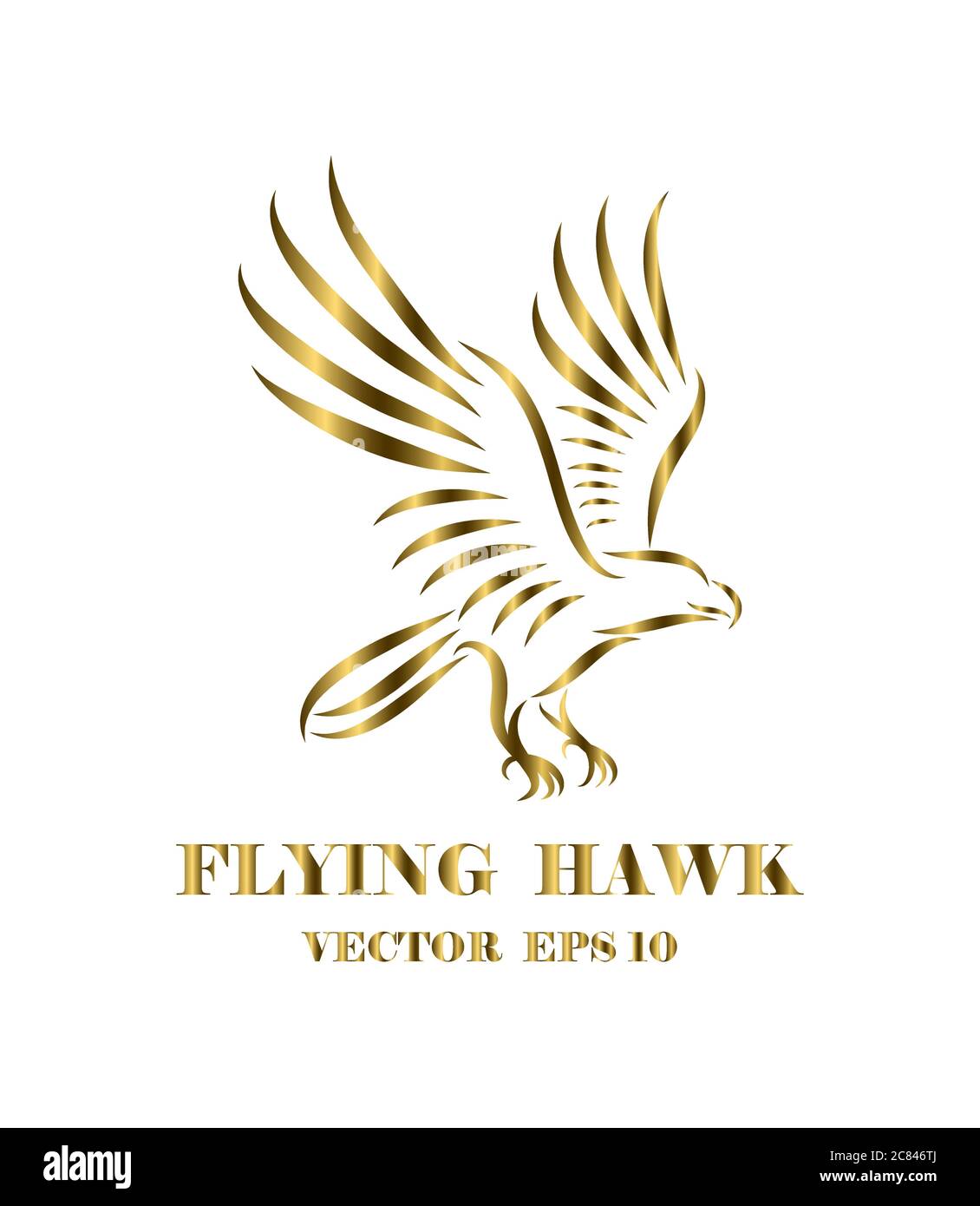 logo of hawk that is flying eps 10 Stock Vector Image & Art - Alamy