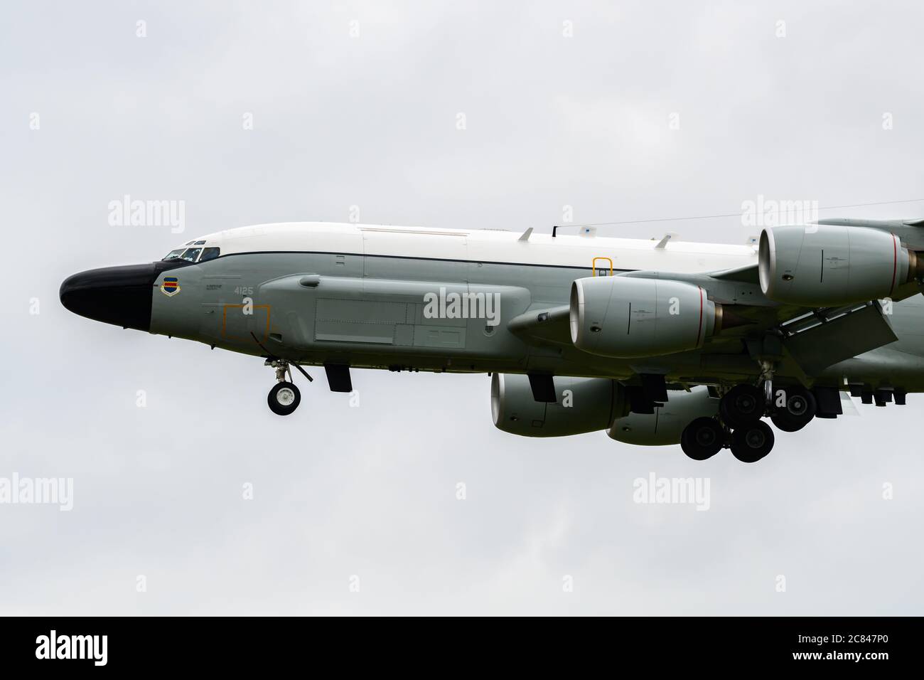 US Air Force RC-135 Rivet Joint aircraft Stock Photo - Alamy