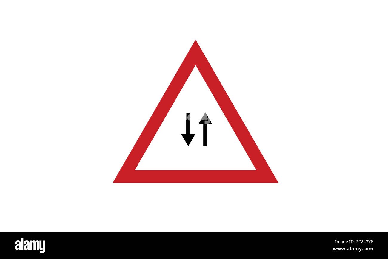 Two way traffic light symbol vector illustration Stock Vector Image ...