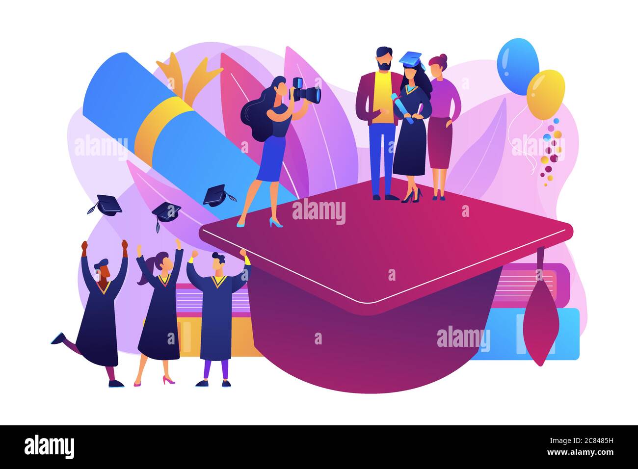 Graduation parents Cut Out Stock Images & Pictures - Alamy