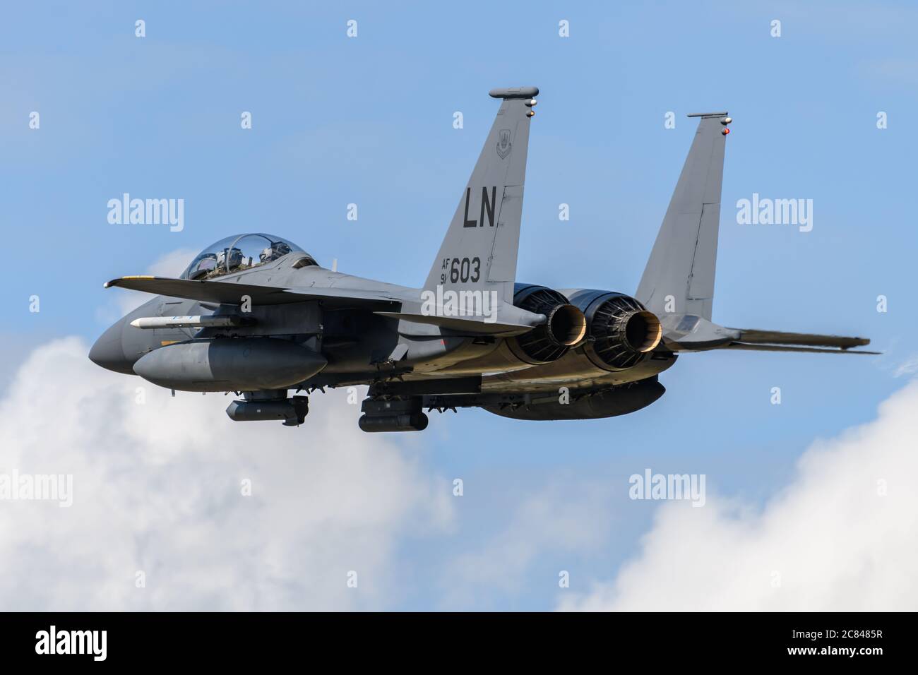US Air Force F-15 Eagle Jet Aircraft Stock Photo - Alamy