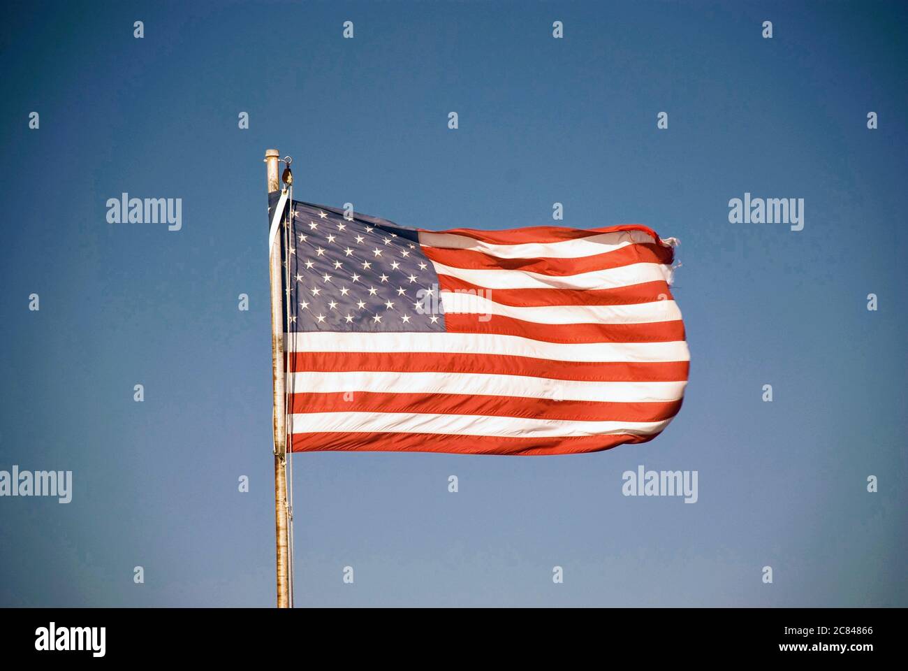 American flag floating hi-res stock photography and images - Alamy
