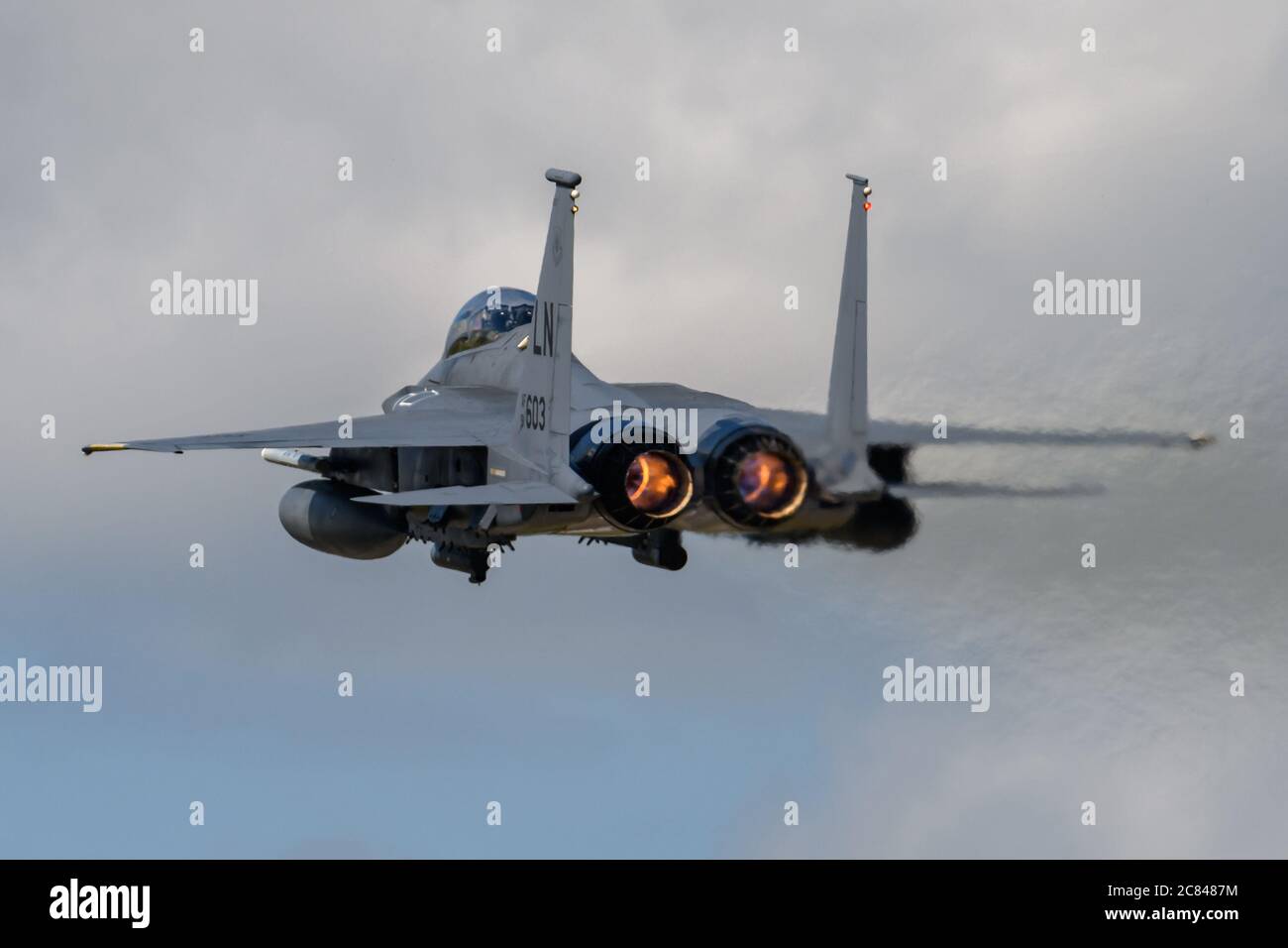 US Air Force F-15 Eagle Jet Aircraft Stock Photo - Alamy