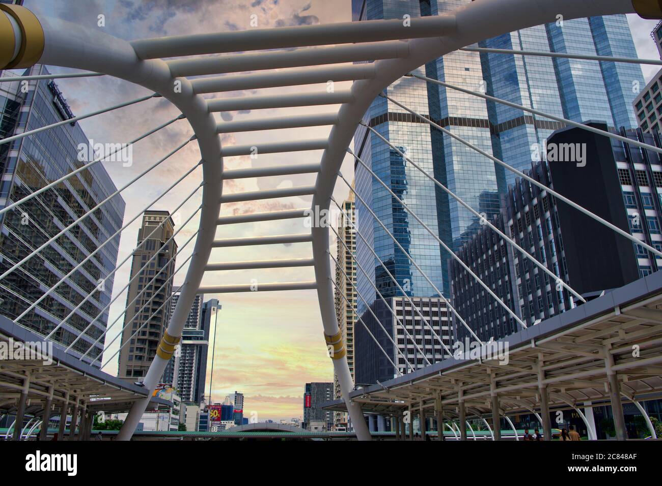 Sathorn bridge hi-res stock photography and images - Alamy
