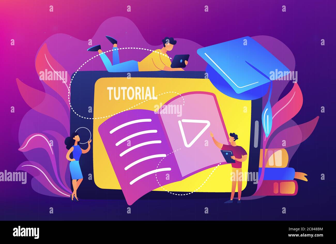 Video tutorial concept vector illustration Stock Vector Image & Art - Alamy