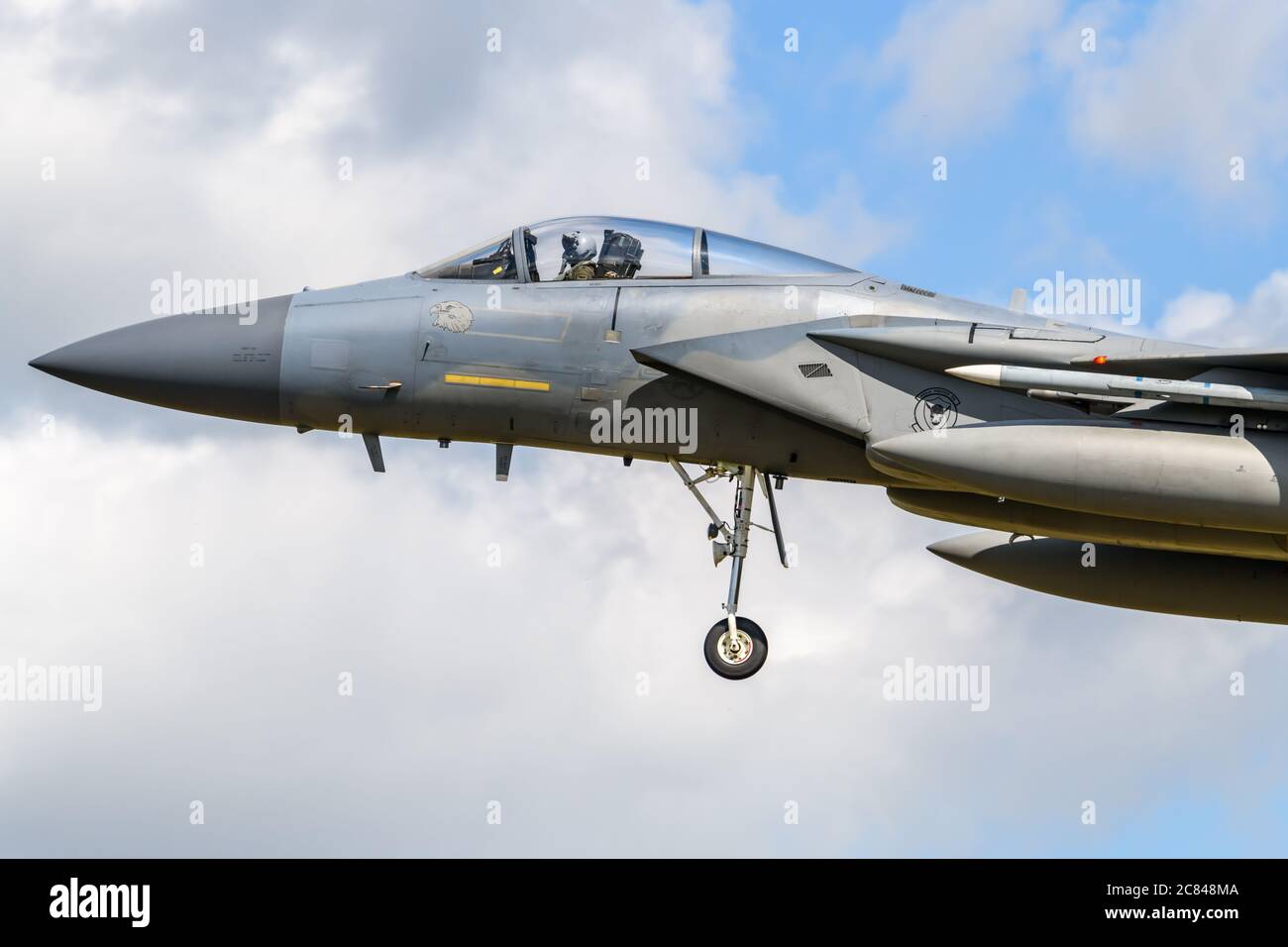 US Air Force F-15D Eagle Stock Photo - Alamy