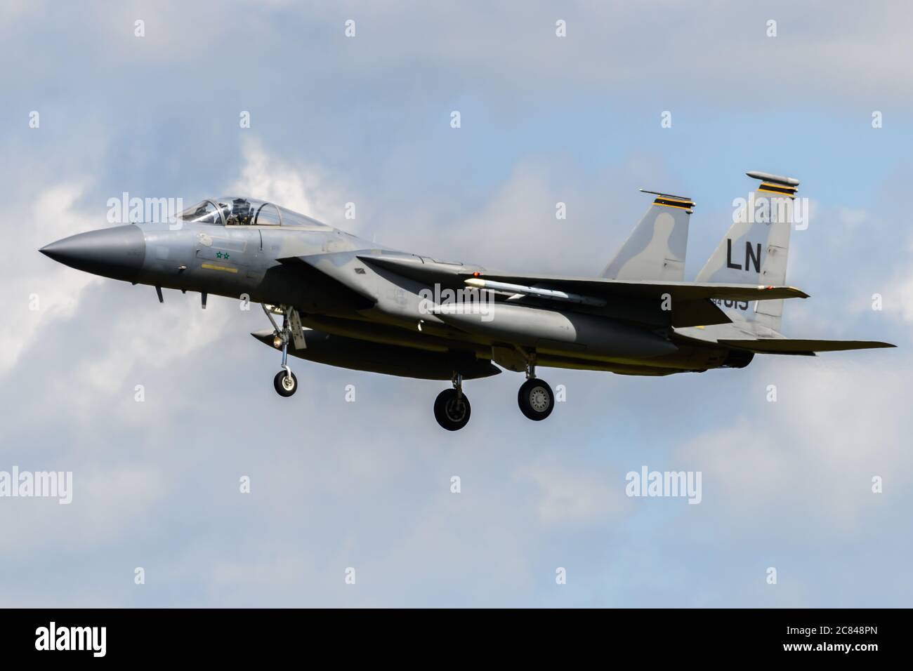 US Air Force F-15C Eagle Stock Photo - Alamy