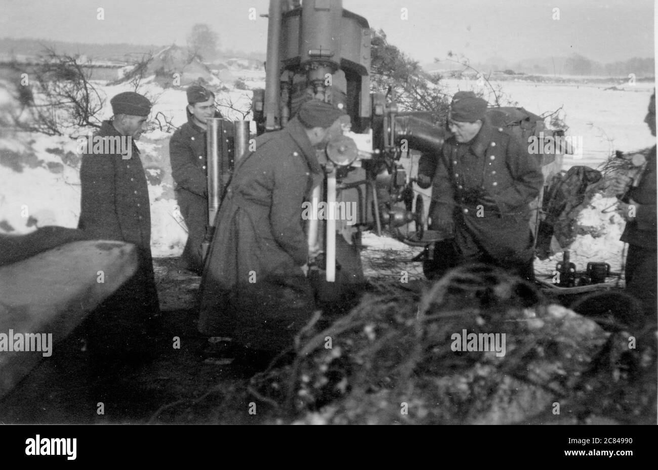 WW2 second world war, aereal defence, Flak Unit in Dorbaum, Munster ...