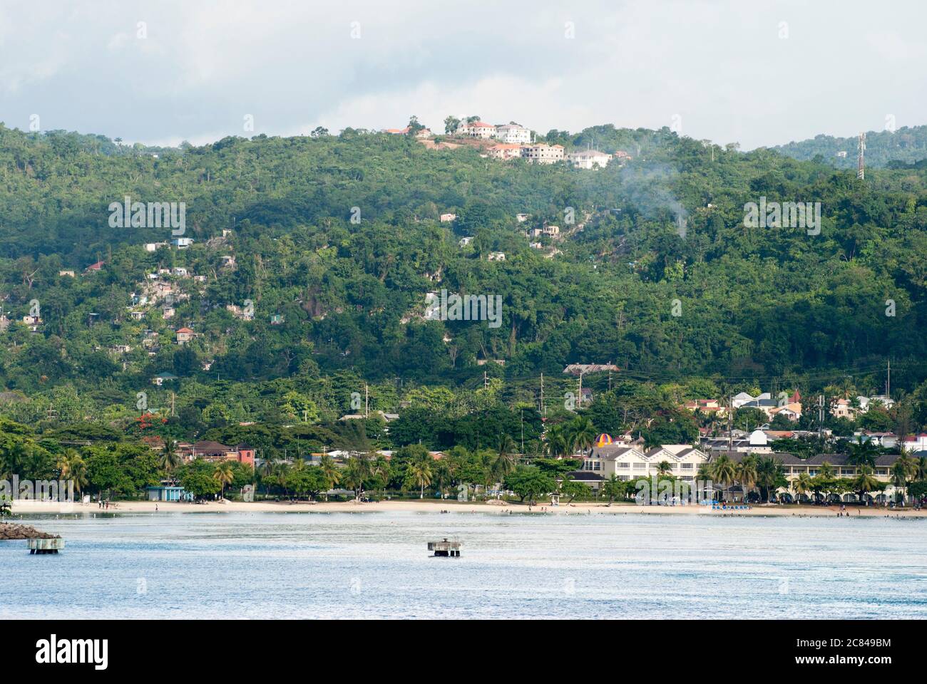 The view of Ocho Rios resort town (Jamaica Stock Photo - Alamy