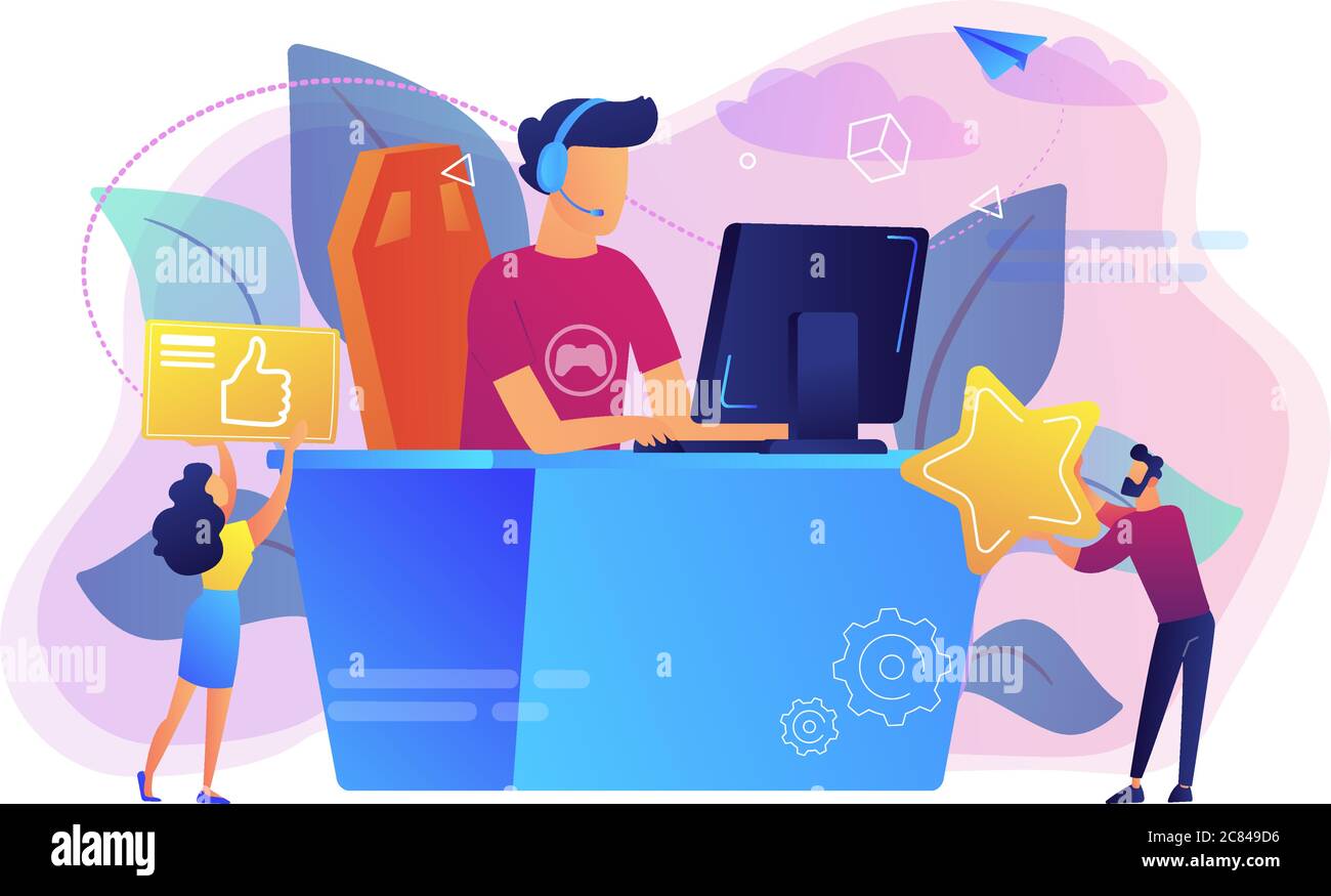 E-sport concept vector illustration Stock Vector Image & Art - Alamy