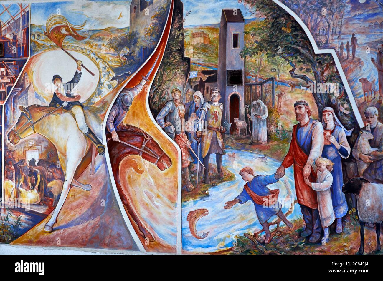 Peebles wall mural hi-res stock photography and images - Alamy