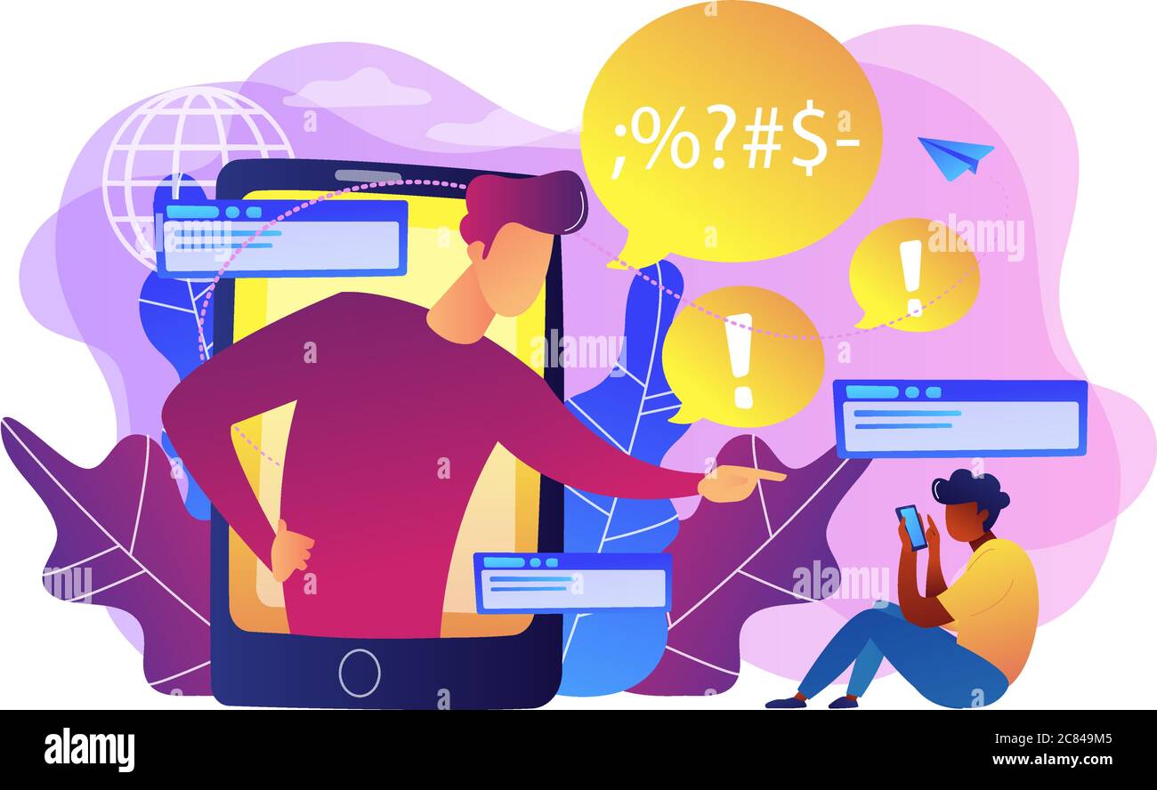 Cyberbullying drawing hi-res stock photography and images - Alamy