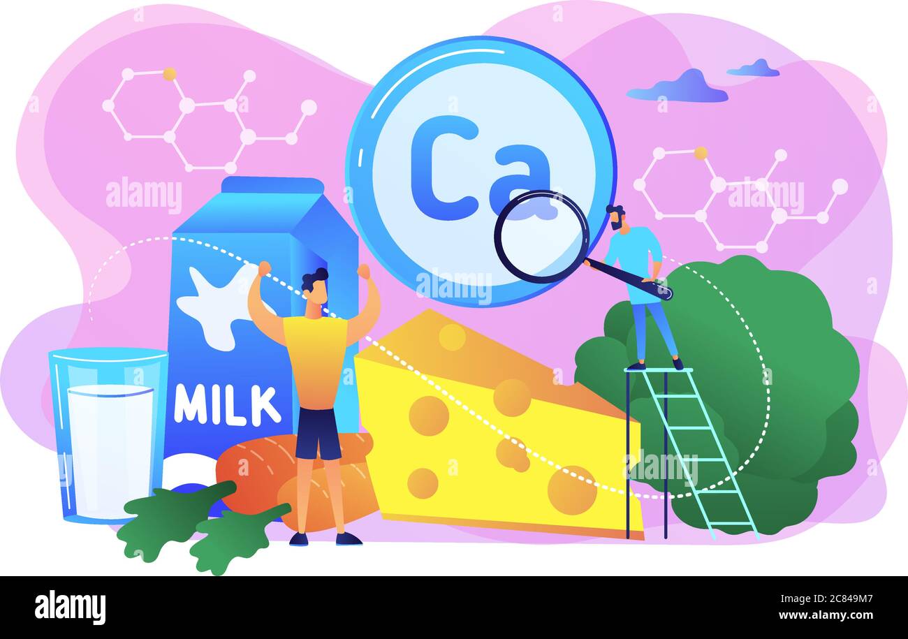 Uses of Calcium concept vector illustration Stock Vector Image & Art ...