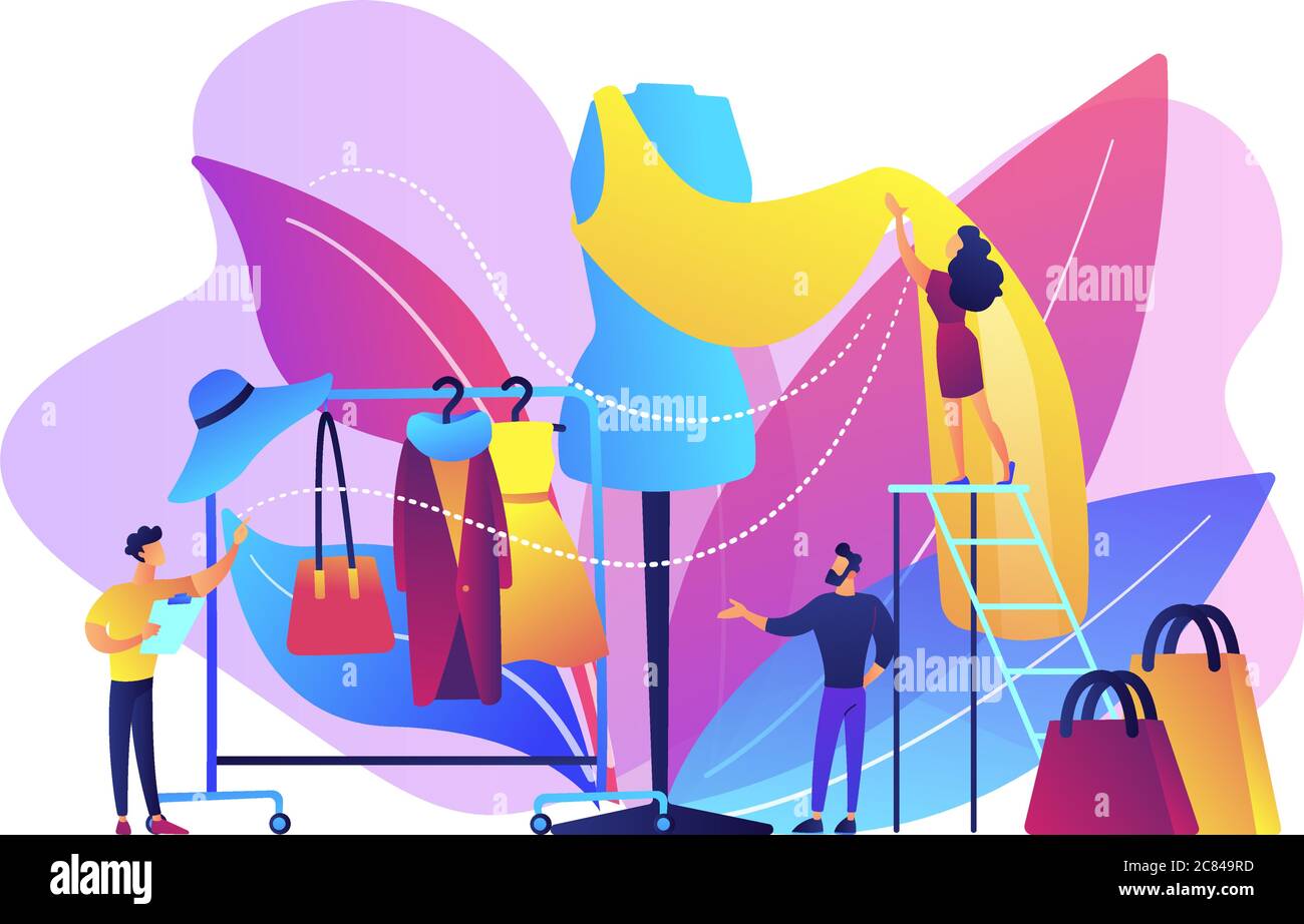 Fashion industry concept vector illustration Stock Vector Image & Art ...